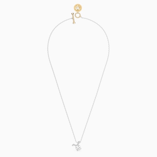 PENDENTE ZODIAC II, TORO, BIANCO, MIX DI PLACCATURE - Karin 1981